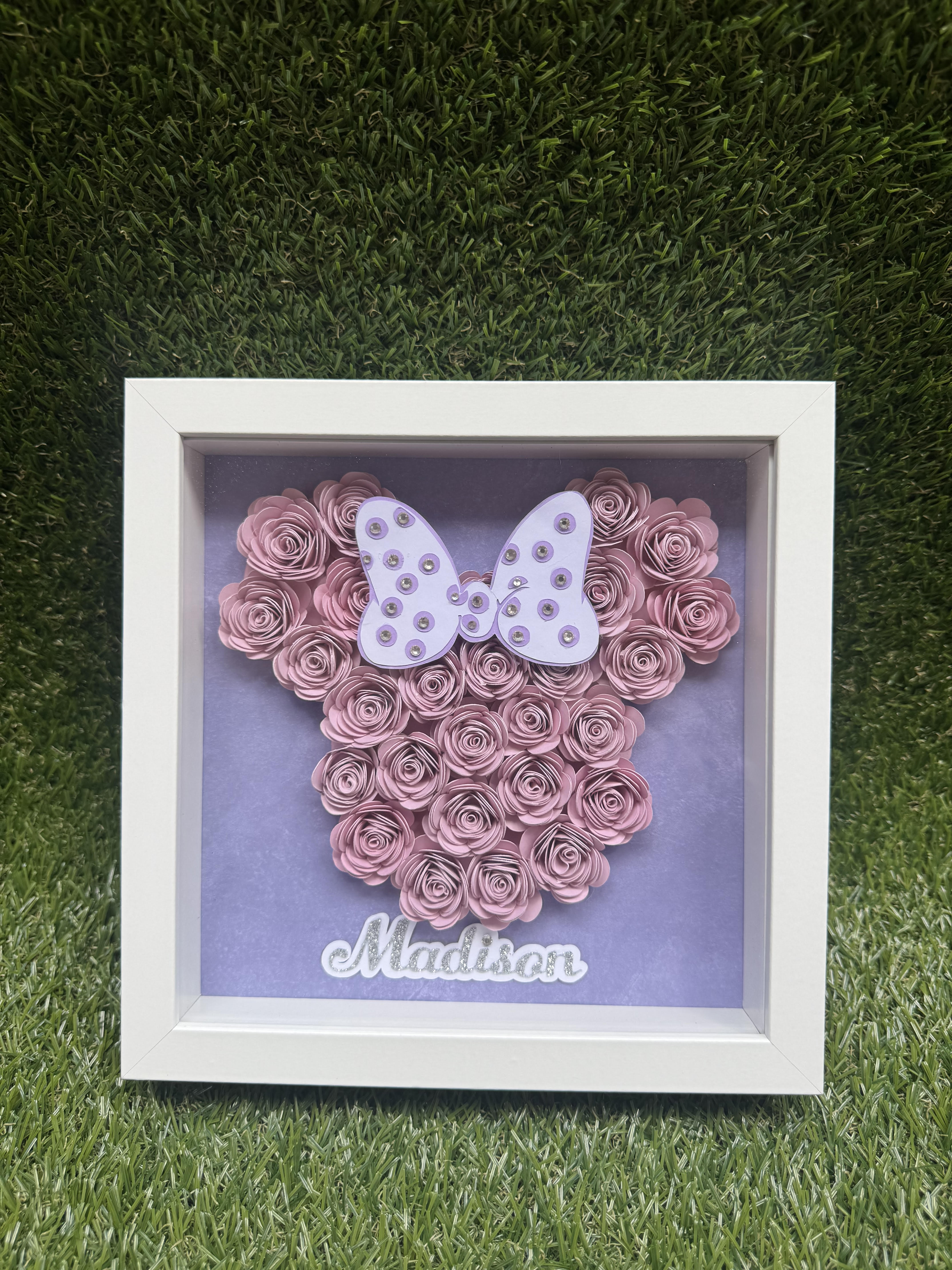 Cuadro de flores 3D Minnie Mouse – Sublidream